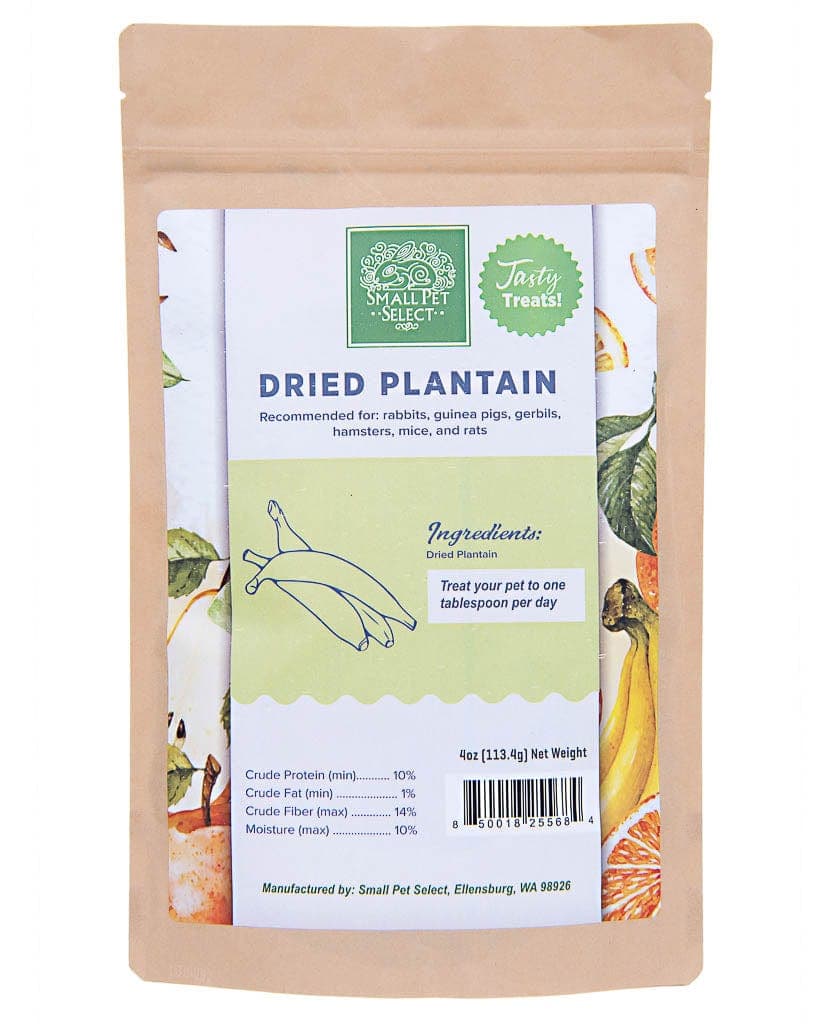 Plantain - Great Source of Fiber - Small Pet Select U.S.