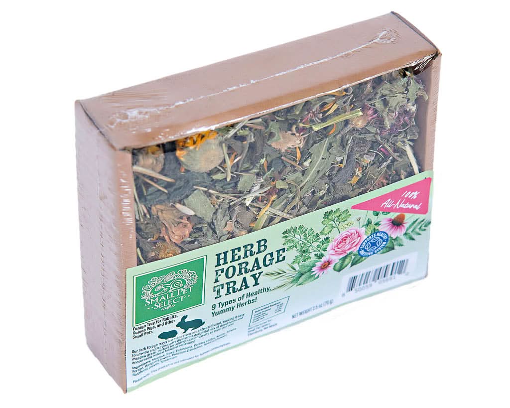 Herbal Forage Tray 70g - Natural & Nutritious Small Pet Treat – Small ...