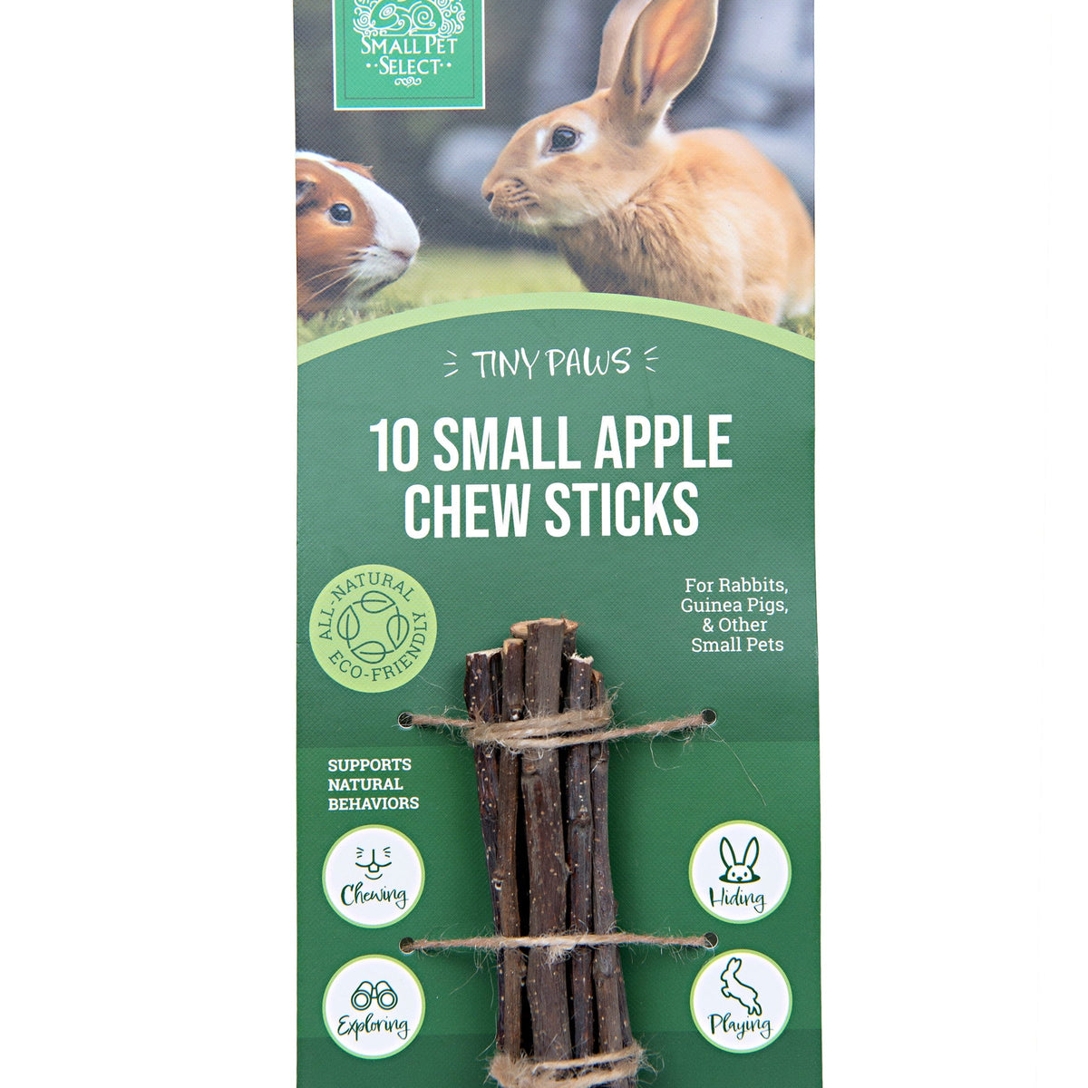 Organic Apple Sticks – Natural Chew Toy for Small Pets – Small Pet ...