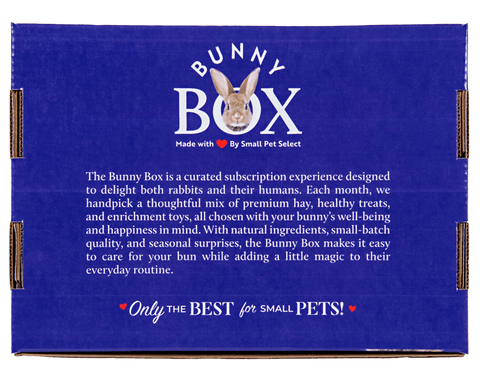 The Bunny Box | Rabbit Subscription Box – Small Pet Select U.S.