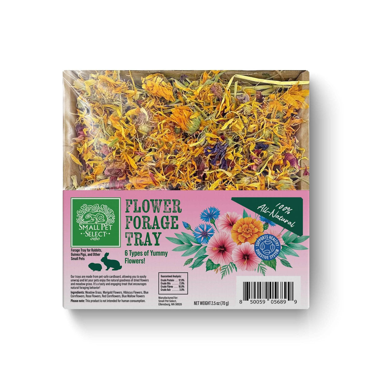 Flower Forage Tray – Floral Treats for Rabbits & Small Pets – Small Pet ...