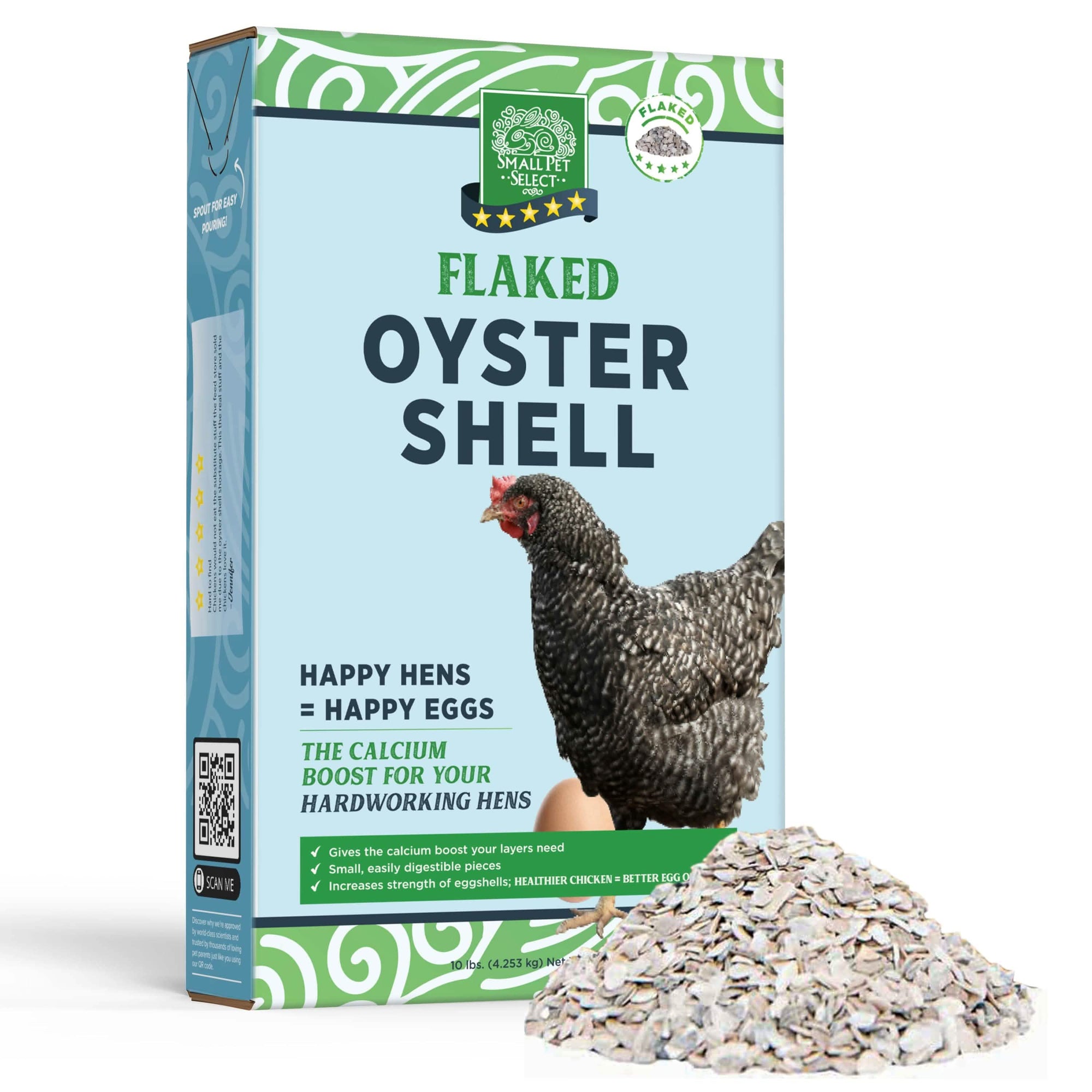 Chicken Oyster Shell - Gives the Calcium Boost Your Layers Need - Small ...
